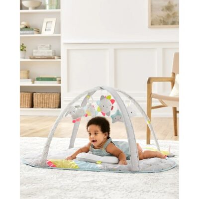 Skip Hop Baby Tummy Time Mat, 3-in-1 Activity Play Gym, Age 0+, Silver ...